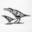 Steel Sculpture | Baby Crow by Noel Brown – Northwest Coast Gifts