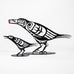 Steel Sculpture | Baby Crow by Noel Brown – Northwest Coast Gifts